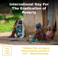 Poverty Eradication flyer Template | PosterMyWall