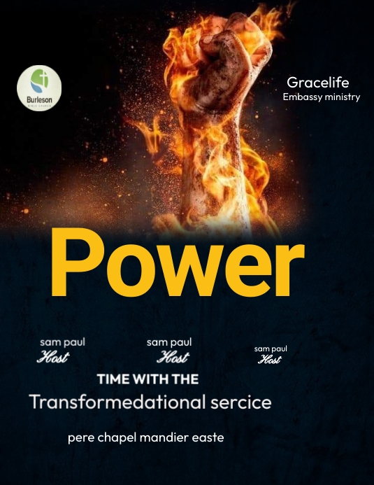 Plantilla de power church flyer (1) | PosterMyWall