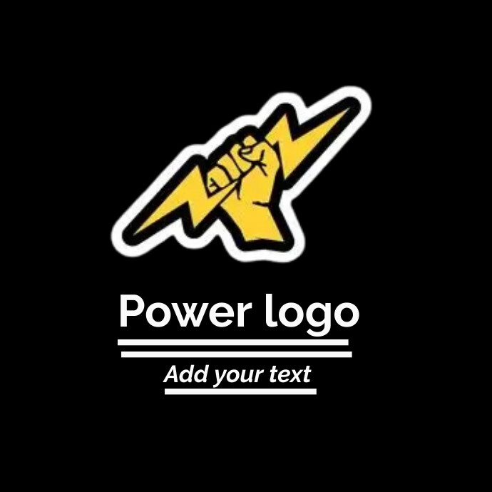 POWER LOGO Template | PosterMyWall