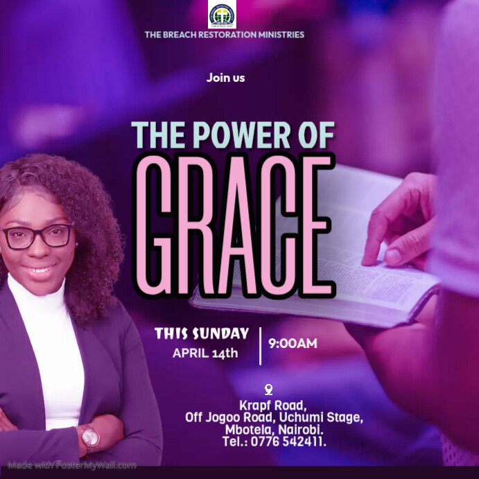 power of grace Template | PosterMyWall