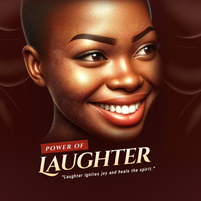 Copy of Power of laughter, laughter | PosterMyWall