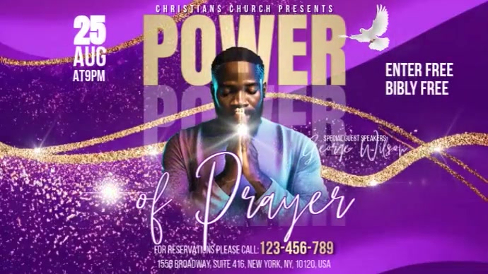 Power Of Prayer Template | PosterMyWall