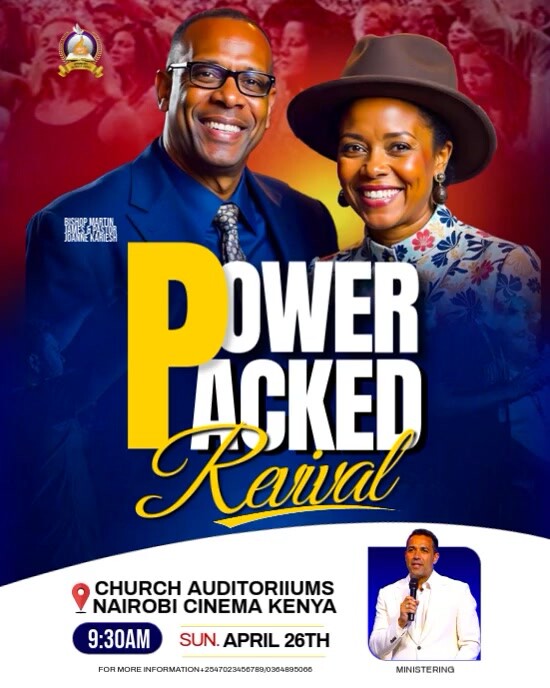 Power Packed Church service poster Template | PosterMyWall