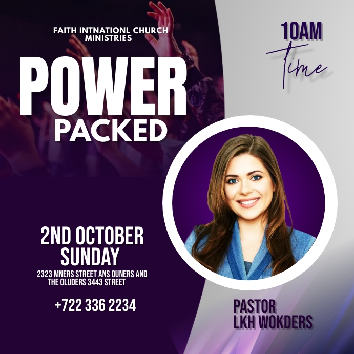 power packed Template | PosterMyWall