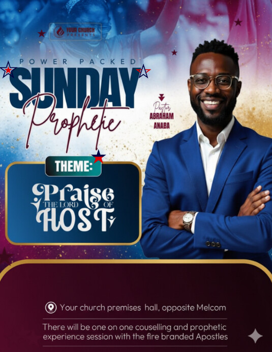 Power Packed Sunday Prophetic Service | Praise the Lord of Hosts Event ...