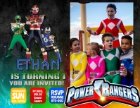 Power Rangers Template | PosterMyWall