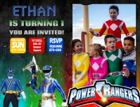 Power Rangers Template | PosterMyWall