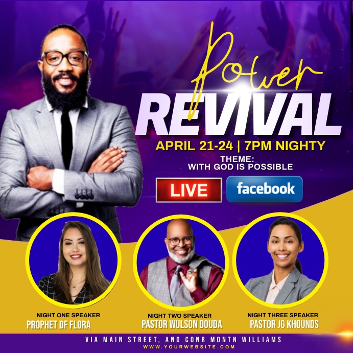 Copy of POWER REVIVAL | PosterMyWall
