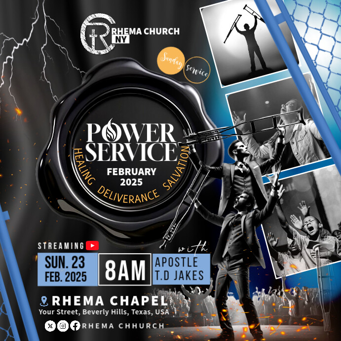 Copy of Power Service | PosterMyWall