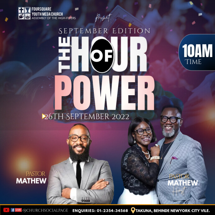 Power sunday Template | PosterMyWall