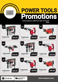 Power Tools Catalog Template | PosterMyWall