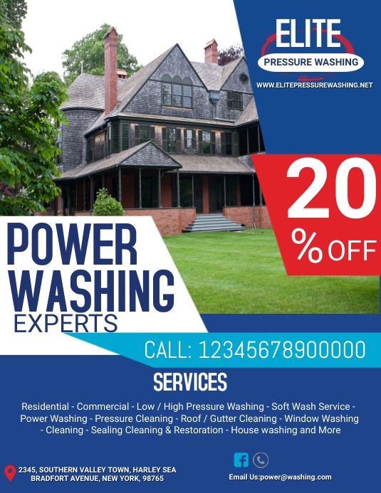 Copy of Power Washing,Pressure washing | PosterMyWall