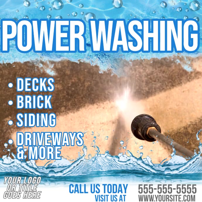 Copy of Power Washing Flyer (1) | PosterMyWall
