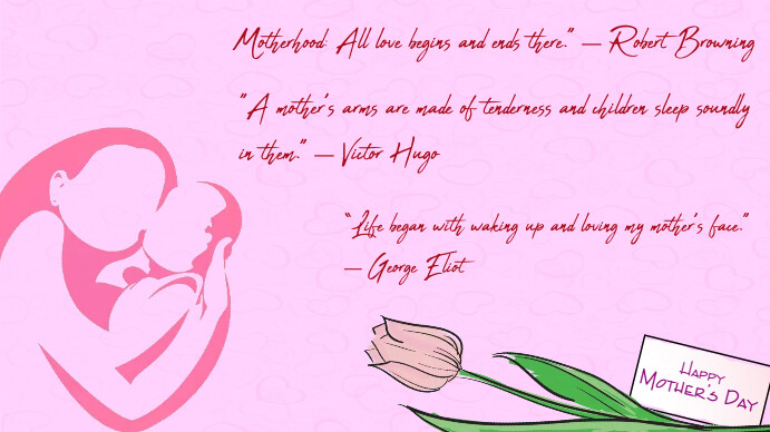 Plantilla de Powerpoint Mother's Day Background | PosterMyWall