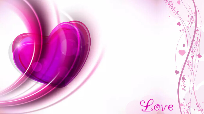 Powerpoint Purple Romantic Love Background Template | PosterMyWall