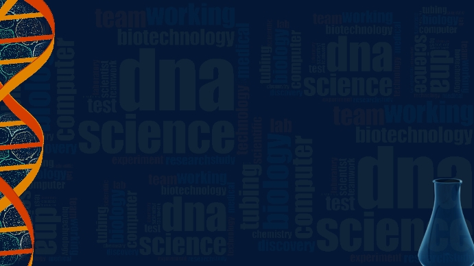 Powerpoint Genetics DNA Lab Background Template | PosterMyWall