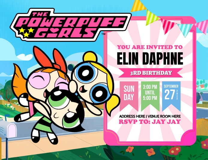 Powerpuff Girls Template | PosterMyWall