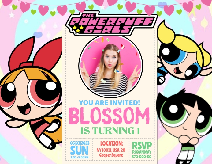 Powerpuff Girls Template | PosterMyWall