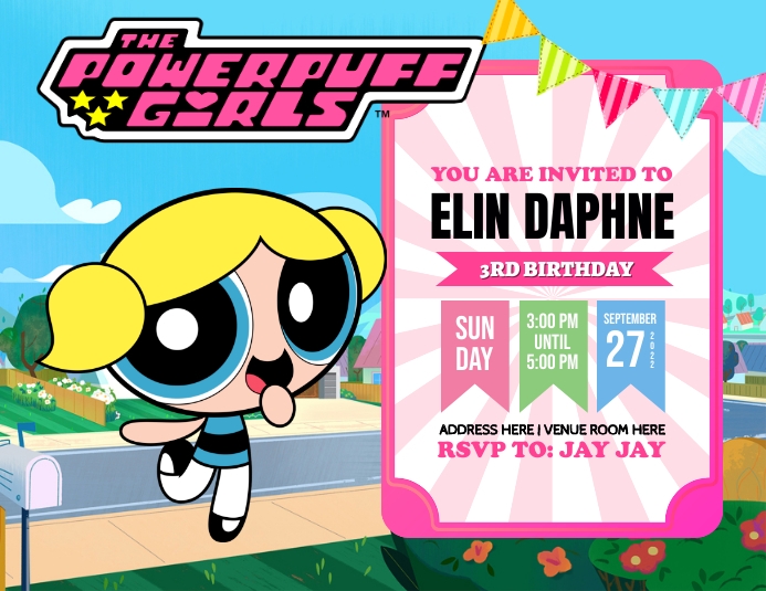Powerpuff Girls Template | PosterMyWall
