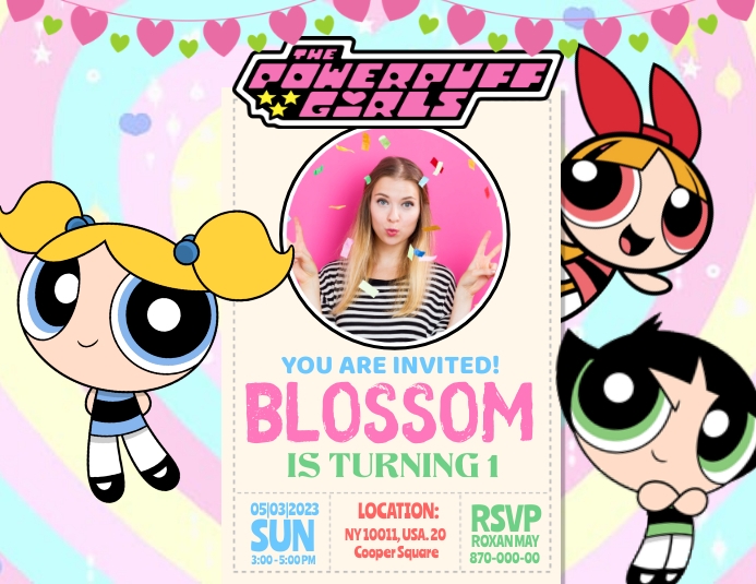 Powerpuff Girls Template | PosterMyWall