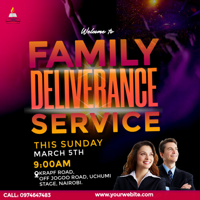 Copy of praise, prayer and testimonies sunday | PosterMyWall