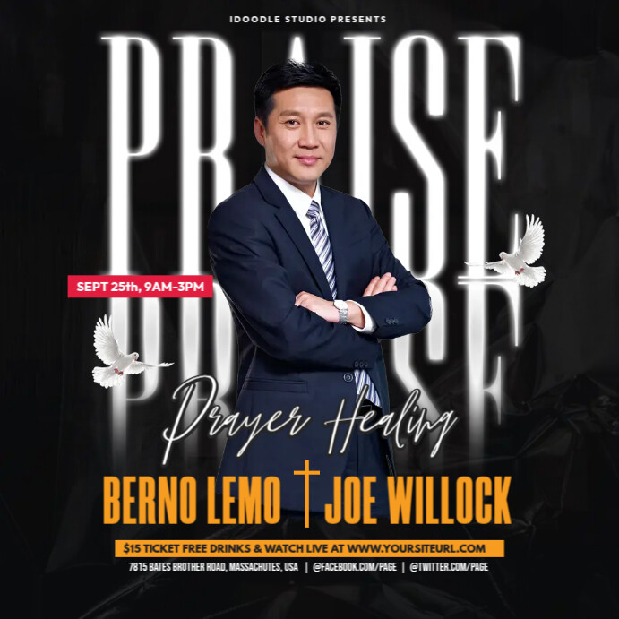 Praise & Worship Ads Template | PosterMyWall