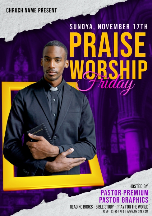 Praise & Worship Conference Template | PosterMyWall