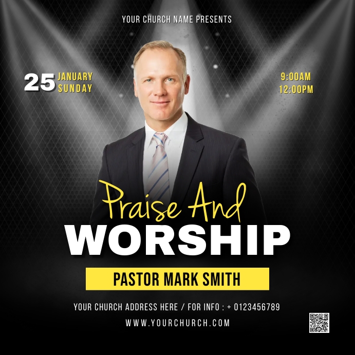 Praise & Worship Template | PosterMyWall