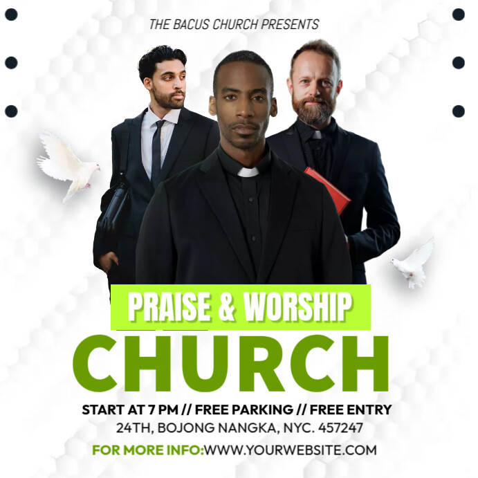 Plantilla de Praise & Worship Flyer | PosterMyWall