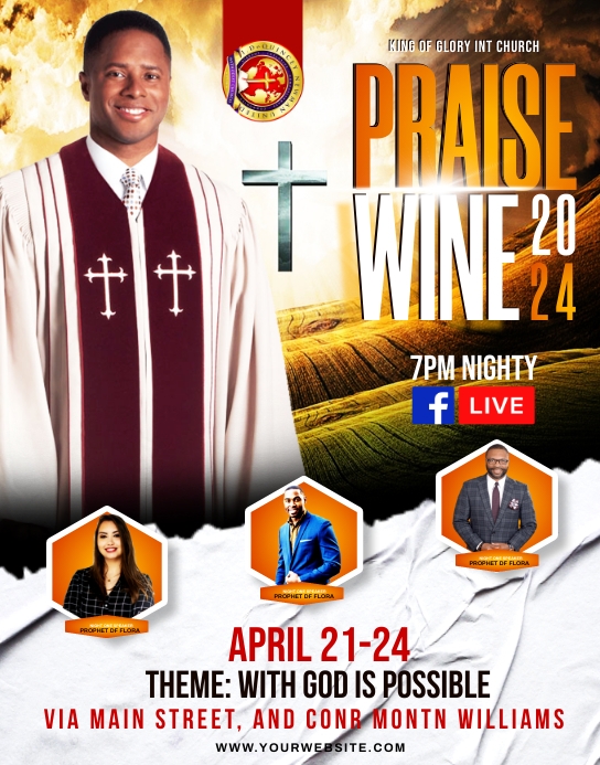 Praise & Worship template | PosterMyWall