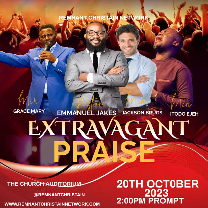 PRAISE AND WORSHIP (1) Template | PosterMyWall