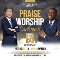 Praise and Worship Ads Template | PosterMyWall