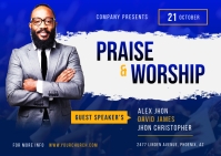 Praise and Worship Banner Template | PosterMyWall