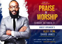 Praise and Worship Banner Template | PosterMyWall
