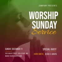 Praise and Worship Banner Template | PosterMyWall