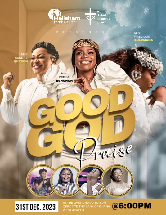 Copy of Praise and Worship Church Flyer Template | PosterMyWall