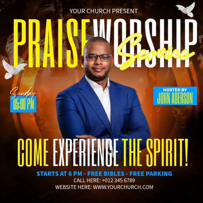 Praise And Worship Template | PosterMyWall