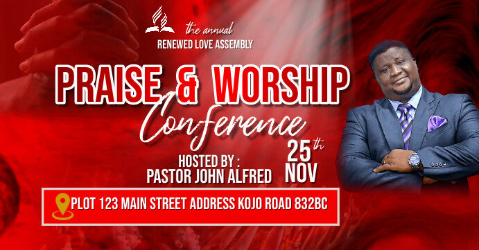 Praise and worship Template | PosterMyWall