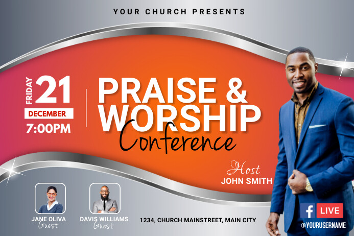 praise and worship Template | PosterMyWall