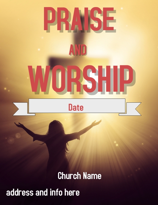 Copy of PRAISE AND WORSHIP | PosterMyWall