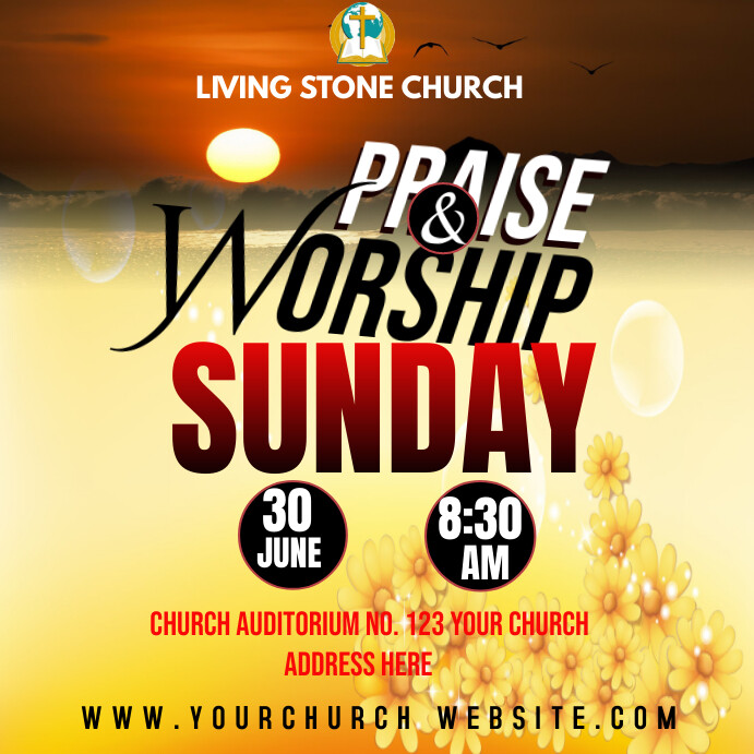 praise and worship Template | PosterMyWall