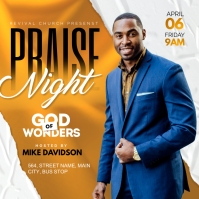 praise and worship night Template | PosterMyWall