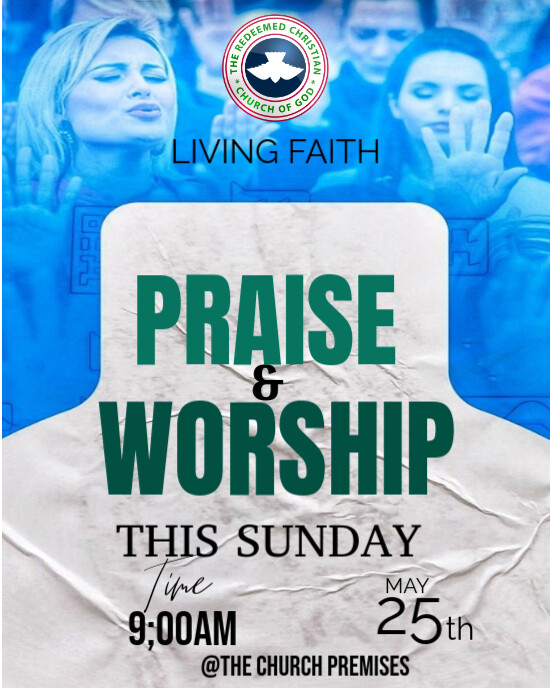 PRAISE AND WORSHIP Template | PosterMyWall
