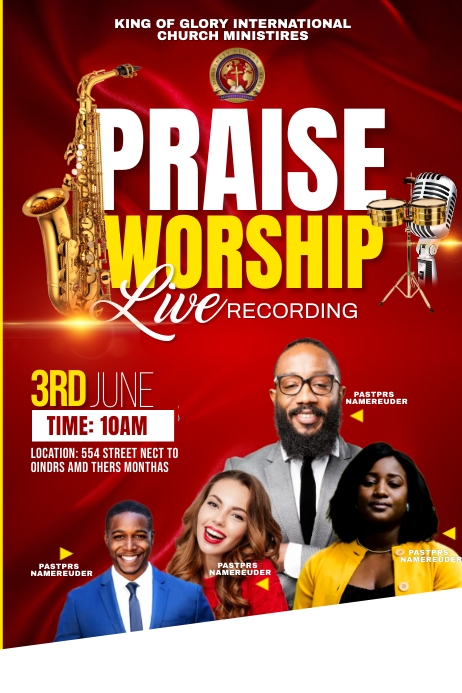 praise and worship Template | PosterMyWall