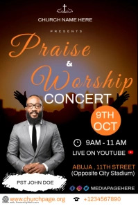 praise and worship Template | PosterMyWall