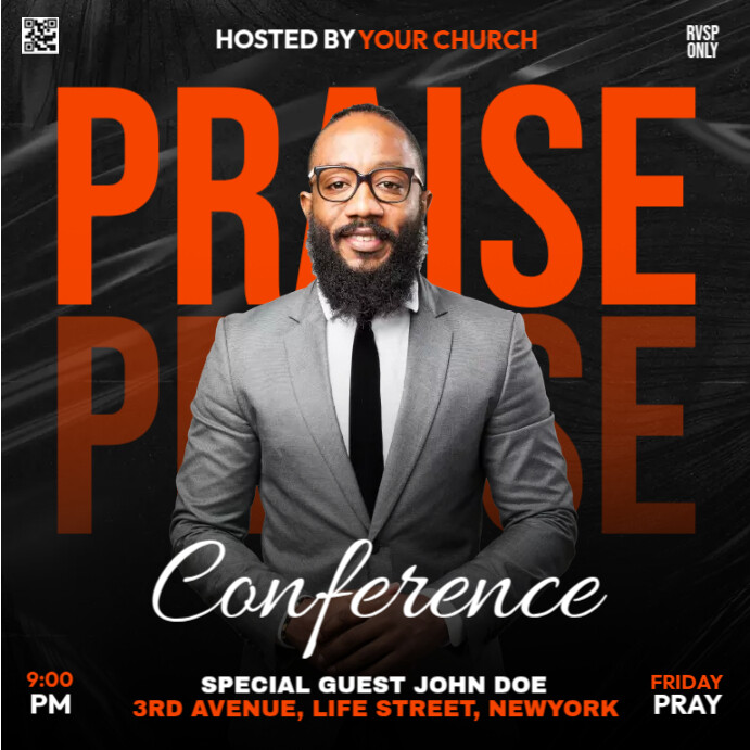 Praise And Worship Flyer Ads Template | PosterMyWall