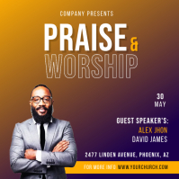Praise and Worship Flyer Template | PosterMyWall