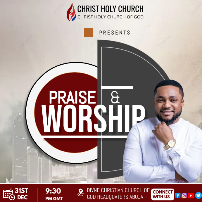 praise and worship poster Templat | PosterMyWall