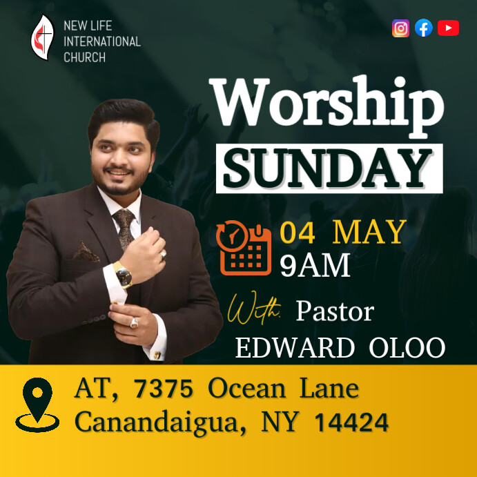 PRAISE AND WORSHIP POSTER TEMPLATE | PosterMyWall