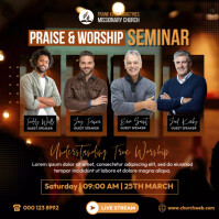 Worship Seminar Template | PosterMyWall